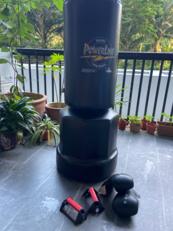 Free standing kickboxing bag, Men's Fashion, Activewear on Carousell