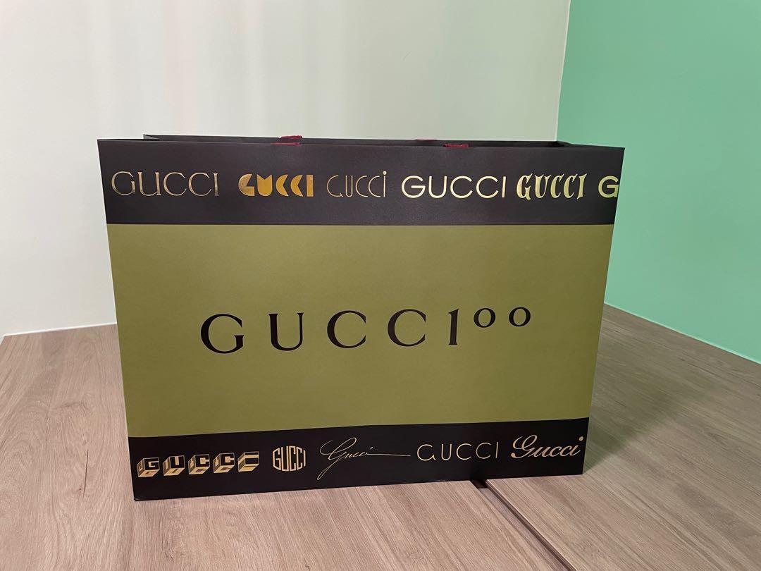 Gucci Paper Bag and Box (100 Year Anniversary), Hobbies & Toys ...