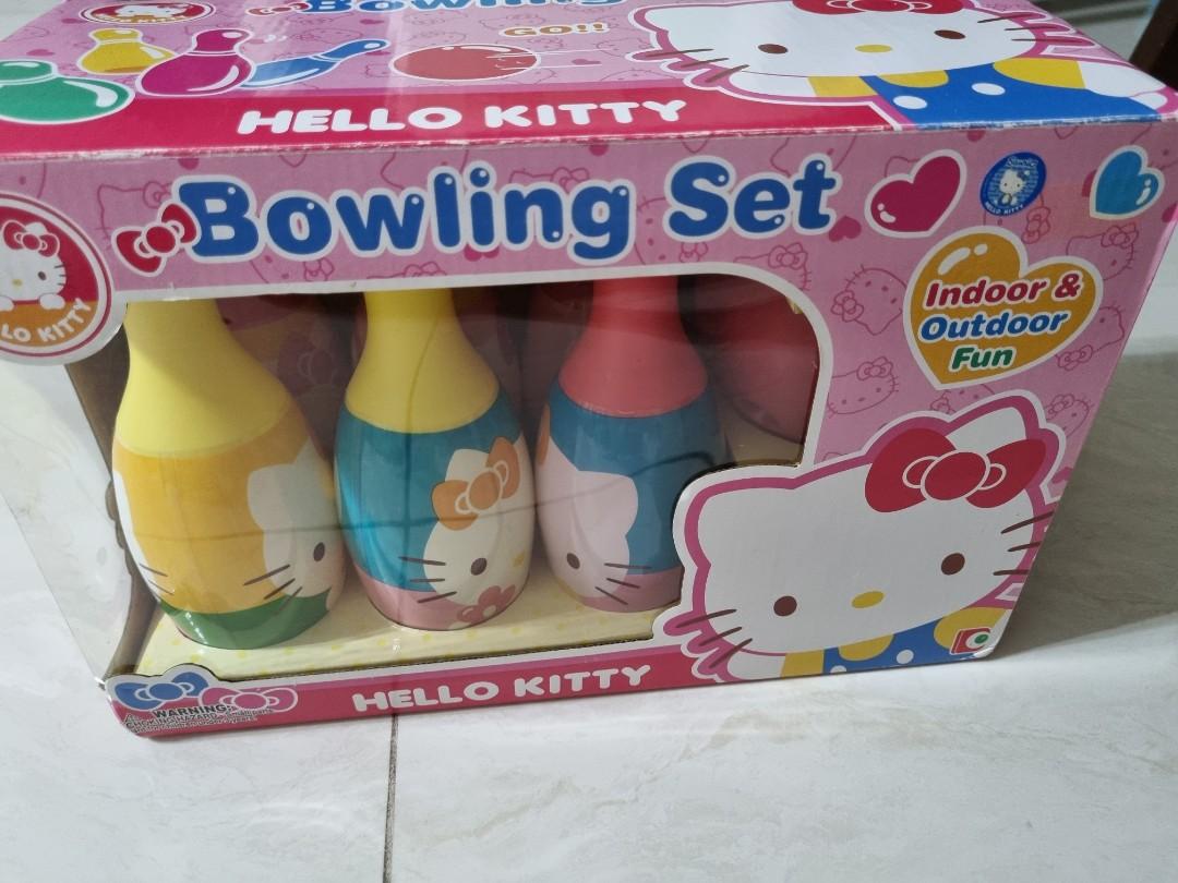 Hello kitty bowling set, Hobbies & Toys, Toys & Games on Carousell