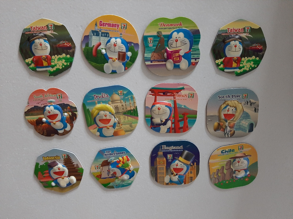 Doraemon 'Country' Fridge Magnets, Hobbies & Toys, Memorabilia ...