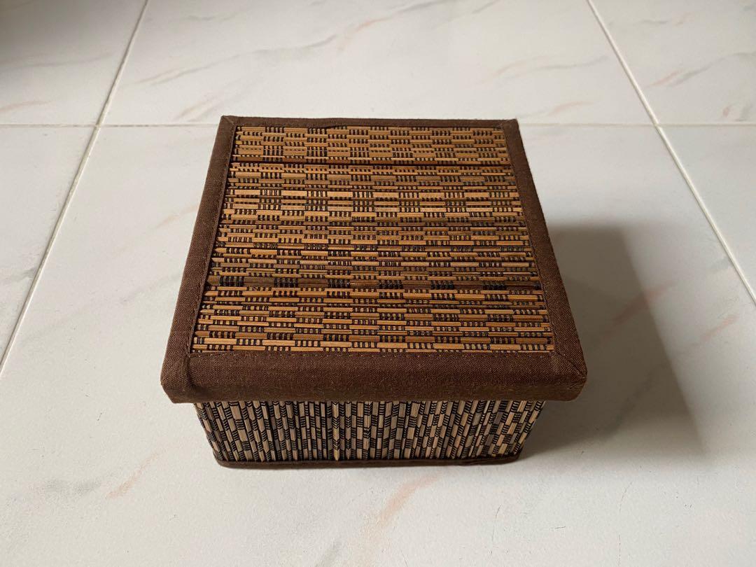 IKEA rattan storage box, Furniture & Home Living, Home Improvement ...