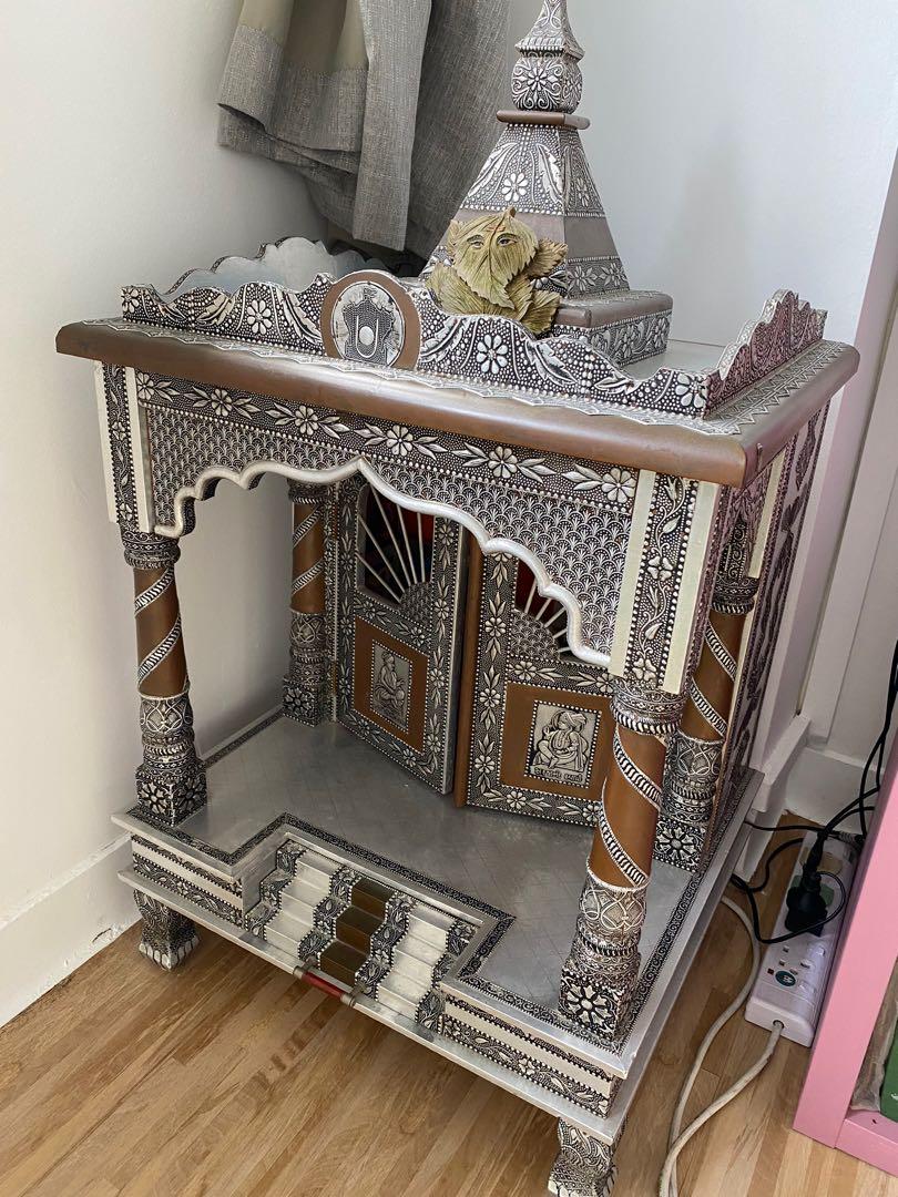 Indian temple mandir, Furniture & Home Living, Furniture, Shelves ...