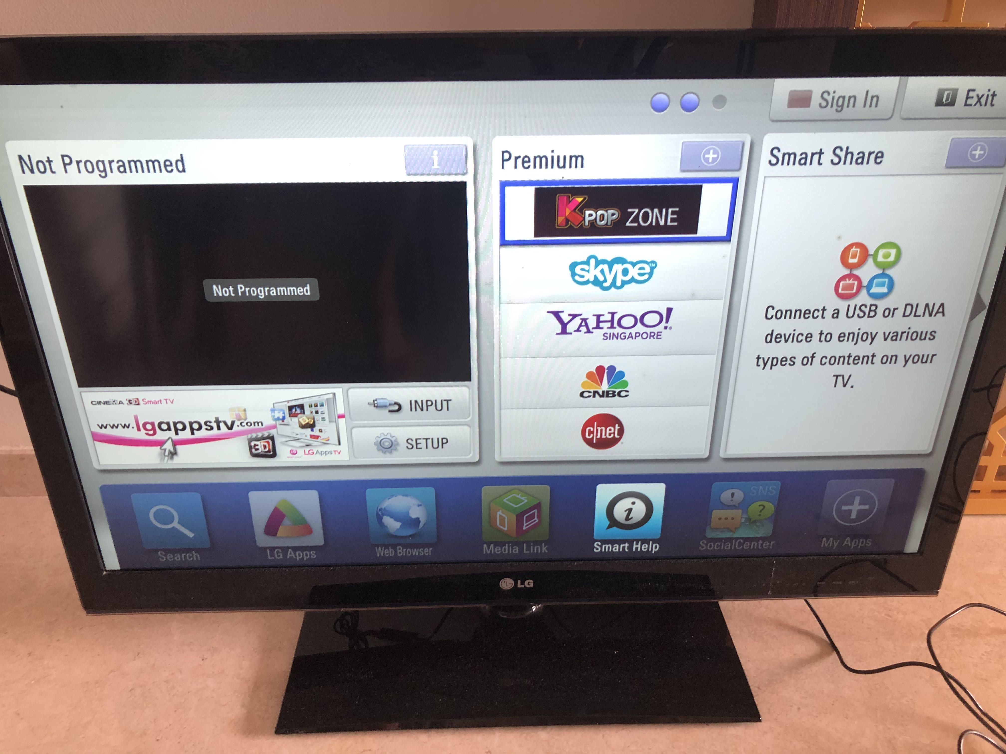 LG 37 INCH HDMI TV, TV & Home Appliances, TV & Entertainment, TV on ...