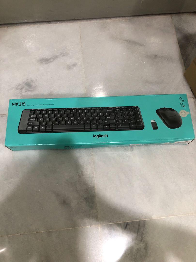 Logitech Mk215 Wireless Keyboard And Mouse Combo For Windows 2 4 Ghz Wireless Pc Laptop