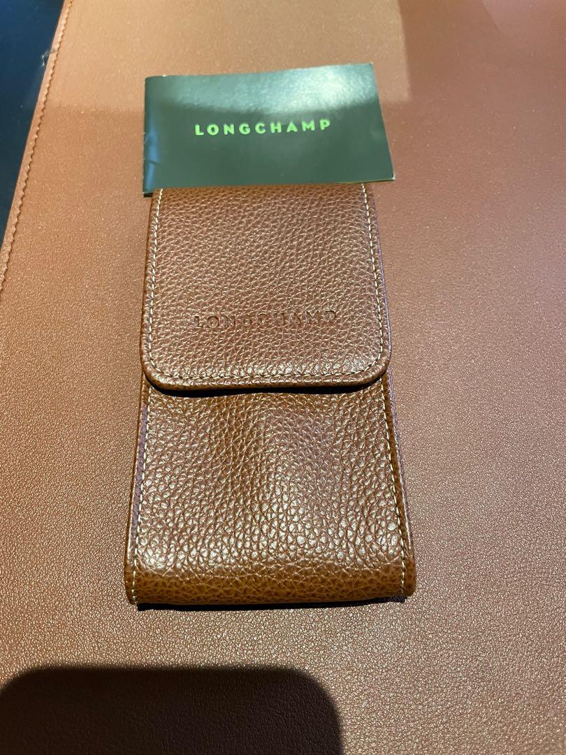 Longchamp leather key holder, Luxury, Accessories on Carousell