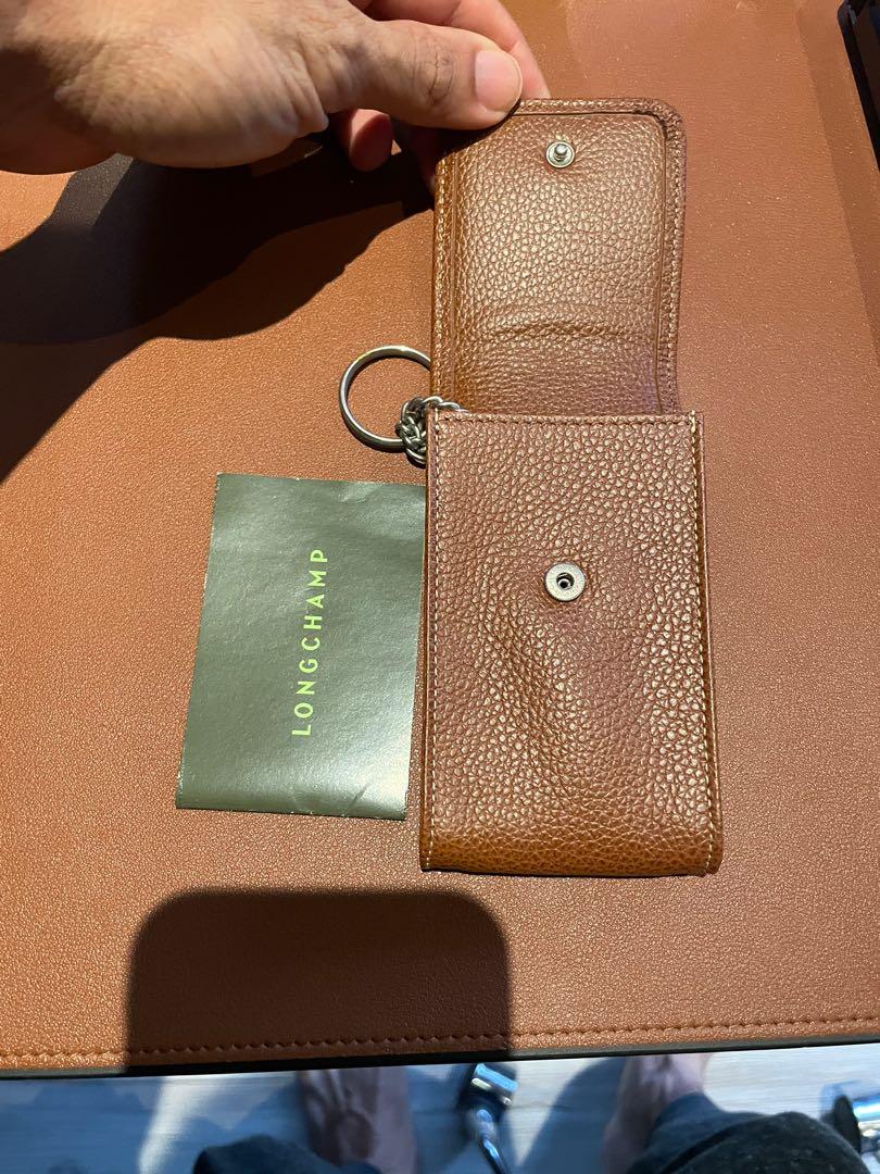 Longchamp leather key holder, Luxury, Accessories on Carousell