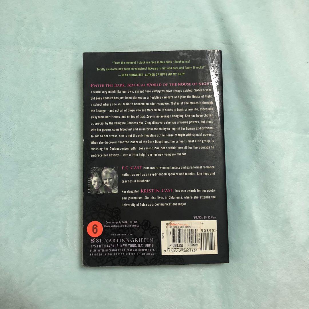 Marked by P.C. Cast and Kristin Cast, Hobbies & Toys, Books & Magazines ...