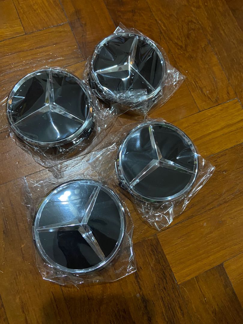 Mercedes wheel hub caps, Car Accessories, Accessories on Carousell