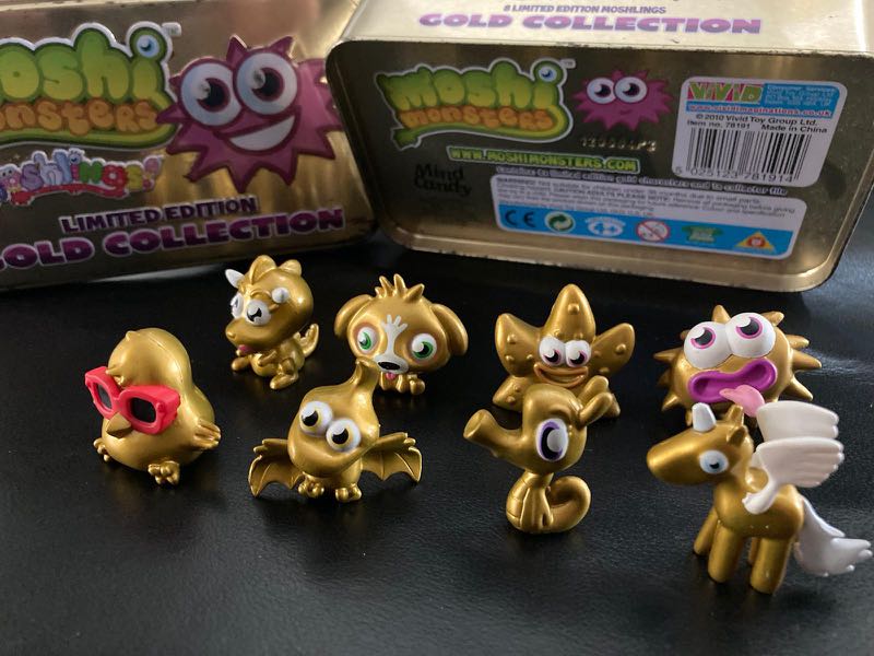 Moshi Monster Gold monster collection, Hobbies & Toys, Toys & Games on ...