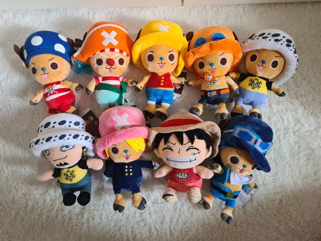 OnePiece Plushie - Luffy & Chopper, Hobbies & Toys, Toys & Games on ...