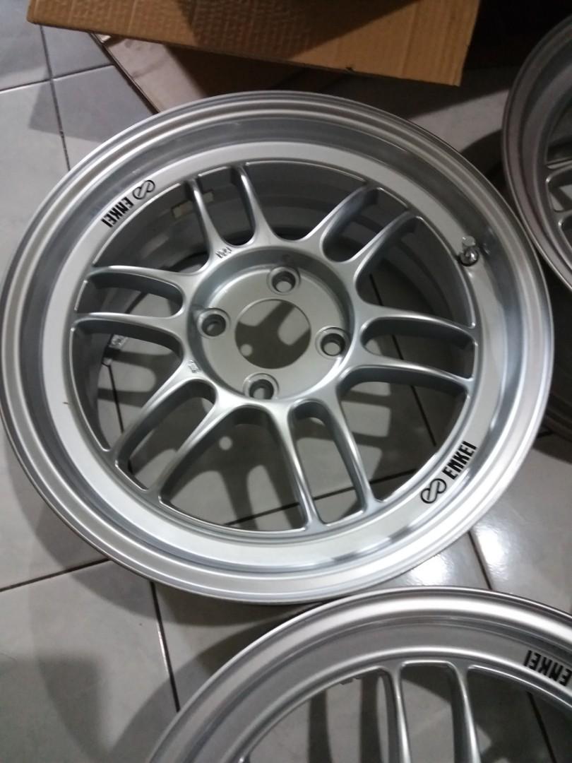 Original Enkei RPF1 15inch rims, Auto Accessories on Carousell