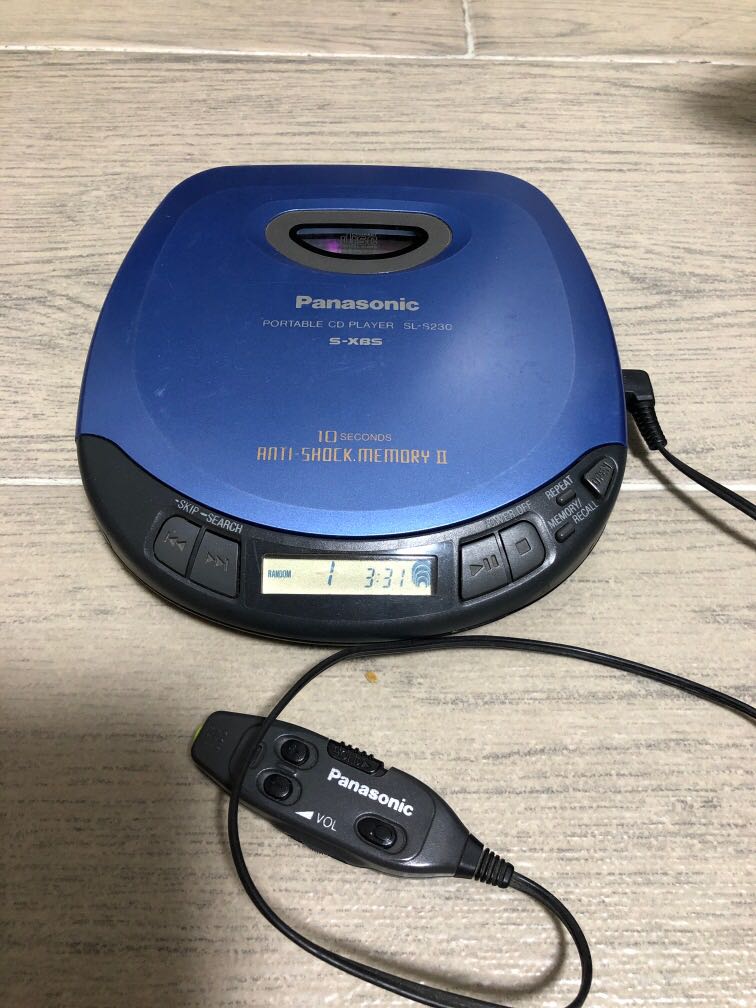 PANASONIC DISCMAN PORTABLE CD PLAYER SL-230, 音響器材, 音樂播放裝置 MP3及CD Player ...