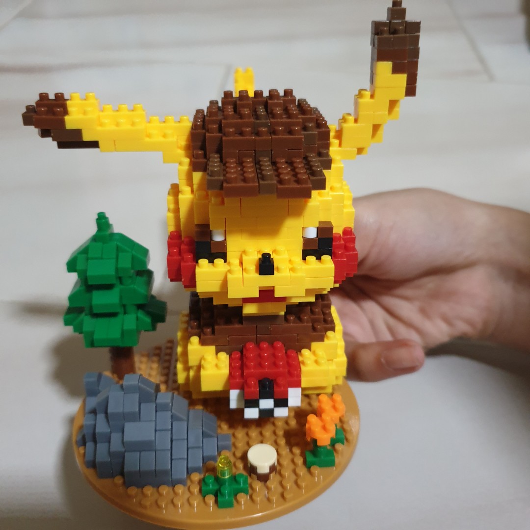 Pikachu Brick, Hobbies & Toys, Toys & Games on Carousell