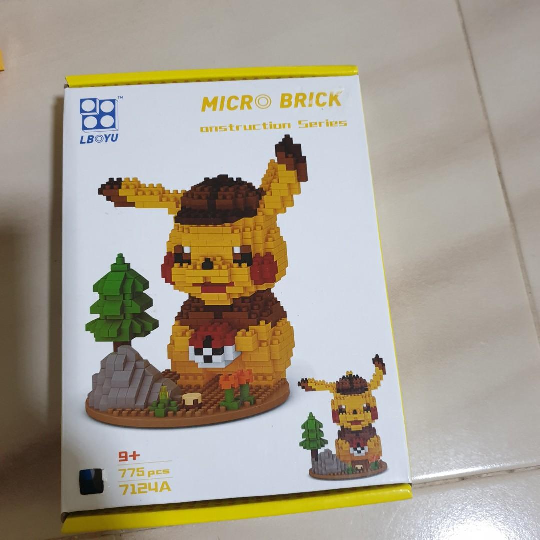 Pikachu Brick, Hobbies & Toys, Toys & Games on Carousell