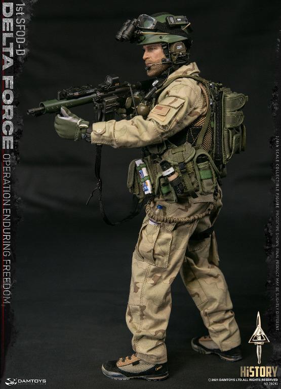 K2【全新現貨 In Stock】1/6 DAMTOYS 78091 三角洲特種部隊 1st SFOD-D 持久自由行動 DELTA ...
