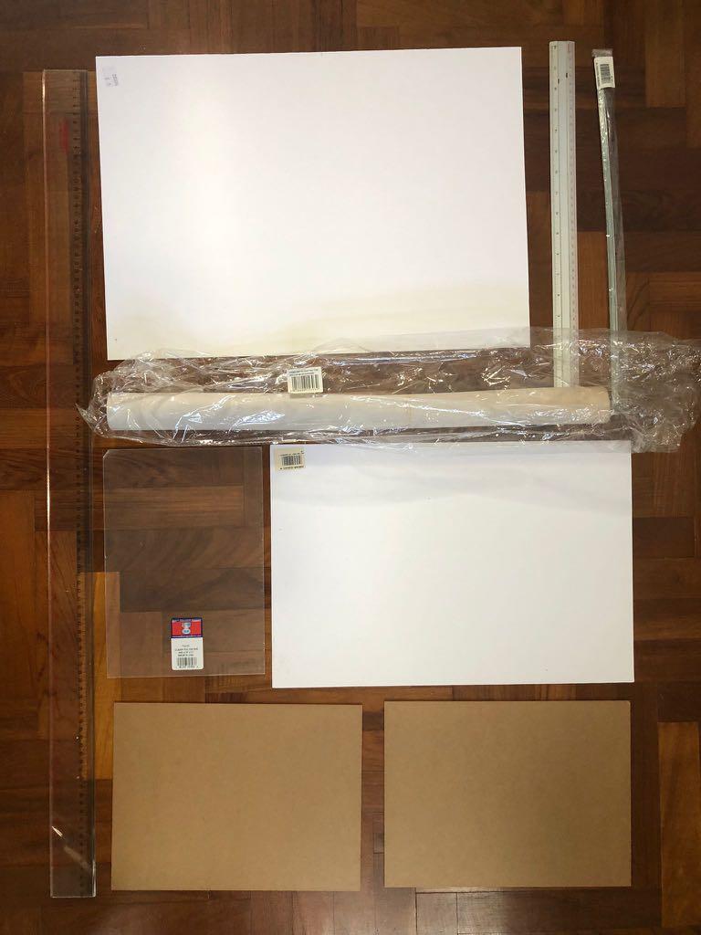 PVC sheet/art supplies from archi student moving out sale, Hobbies ...