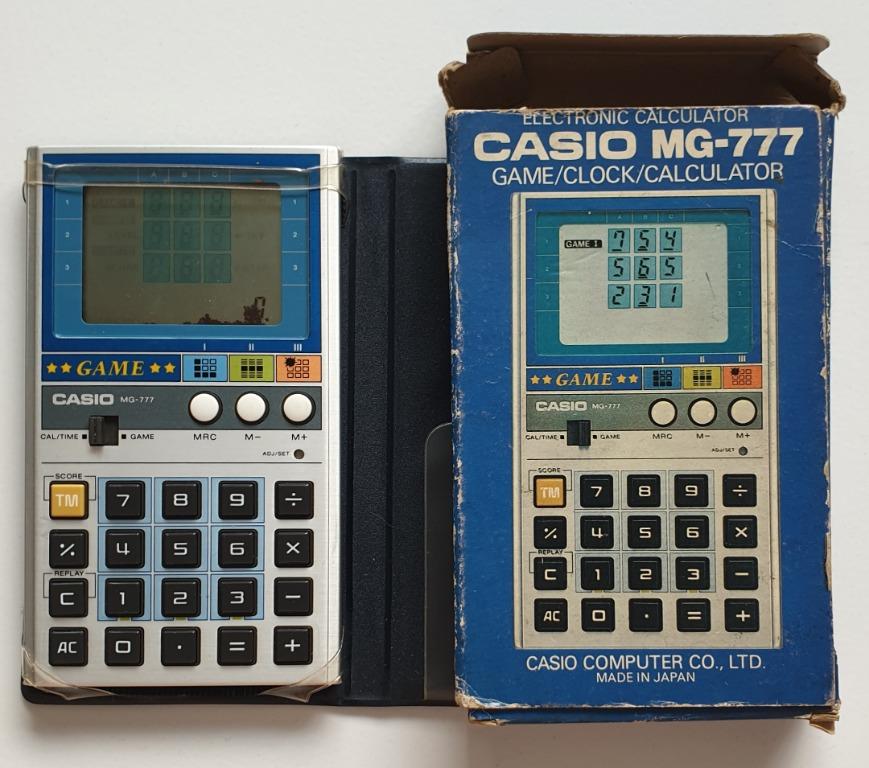 Rare Vintage Casio Game Calculator MG-777. Circa 1981 New Old!, Hobbies ...