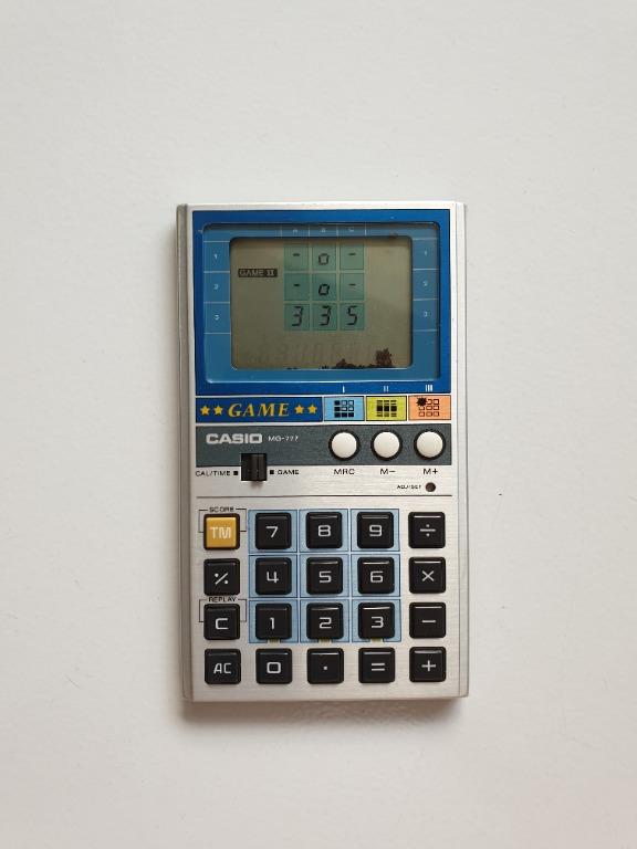 Rare Vintage Casio Game Calculator MG-777. Circa 1981 New Old!, Hobbies ...