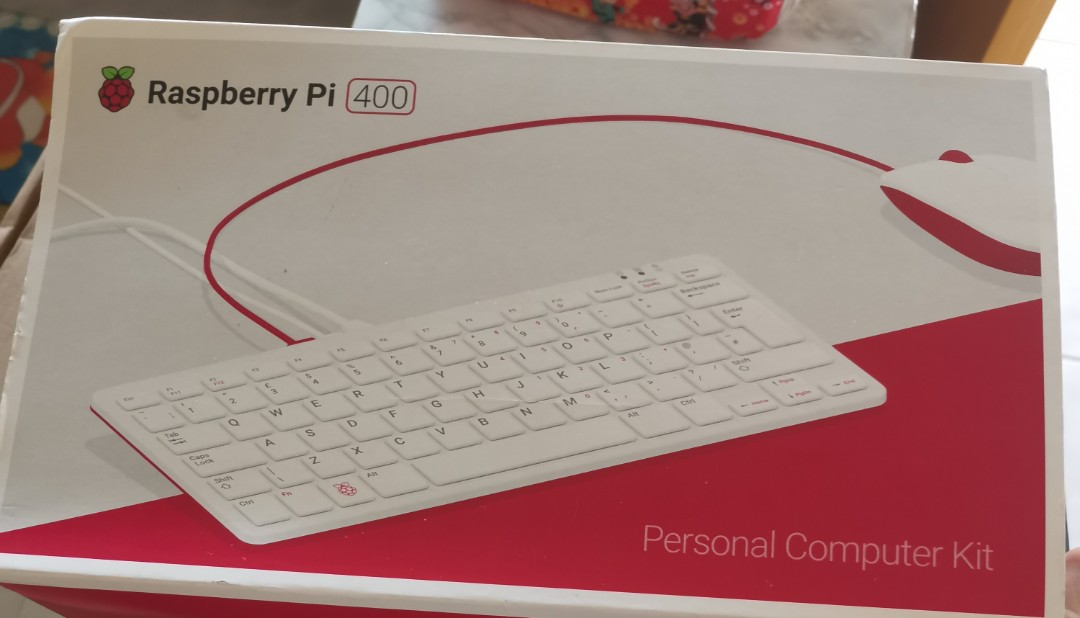 Raspberry Pi 400 keyboard and mouse personal computer kit, Computers ...