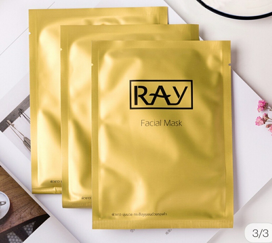 Ray Facial Silk Mask - Gold (10 Sheets), Beauty & Personal Care, Face ...