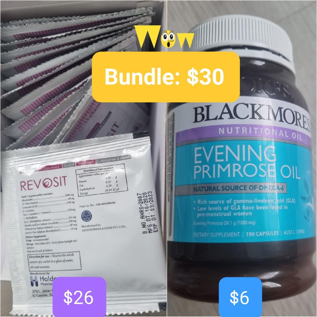 Revosit 13 Sachets $26 (Long expiry: 3/2023) / Blackmore Evening ...