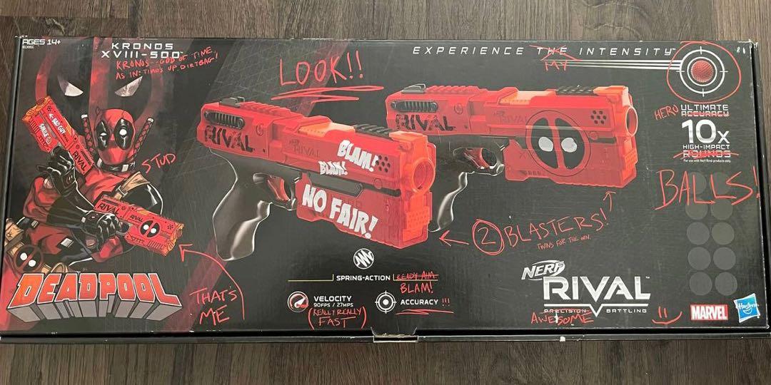 Rival Deadpool Kronos XVIII-500 Blasters (2-Pack), Hobbies & Toys, Toys ...