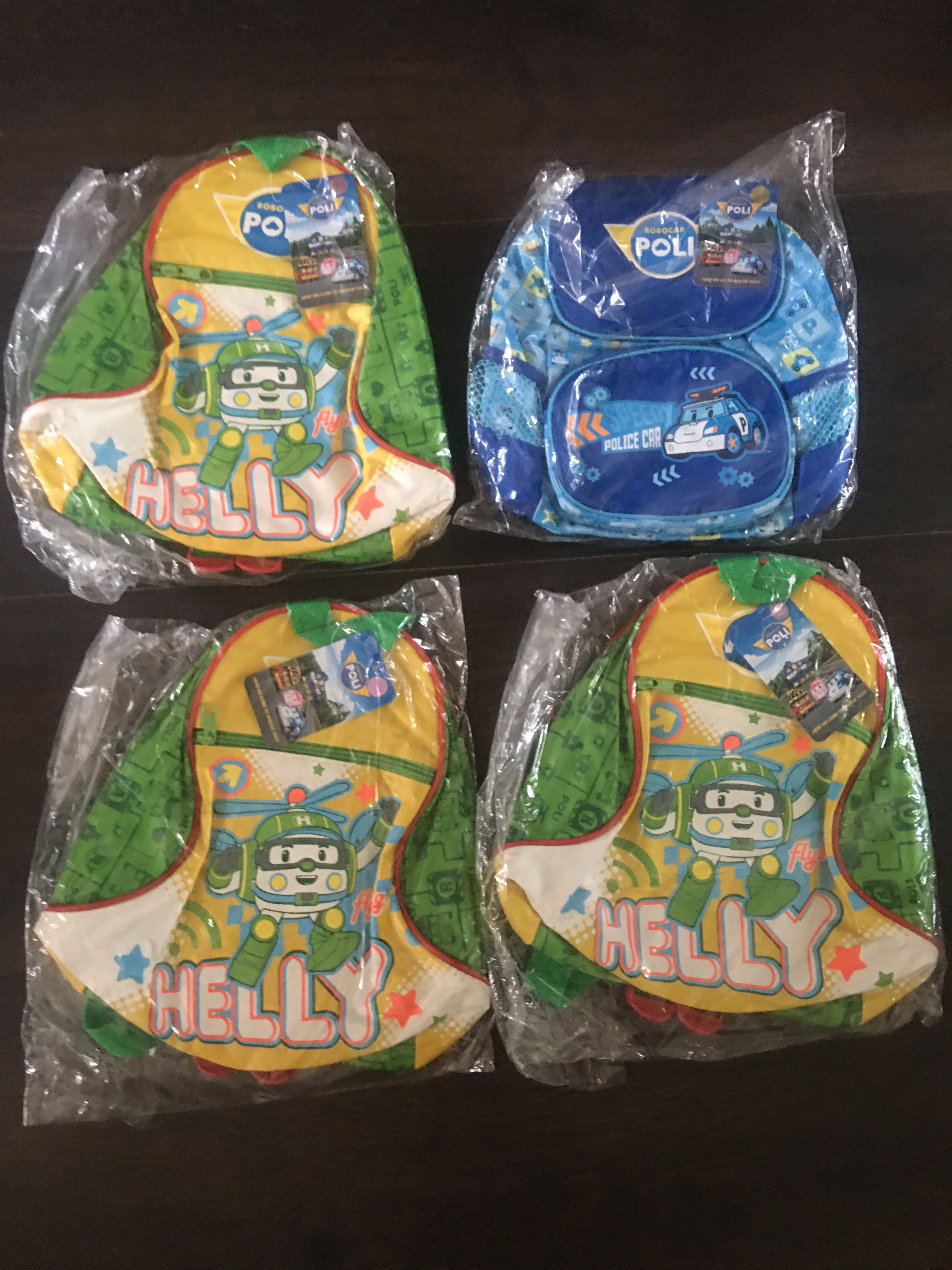 Robocar poli bag set, Babies & Kids, Babies & Kids Fashion on Carousell