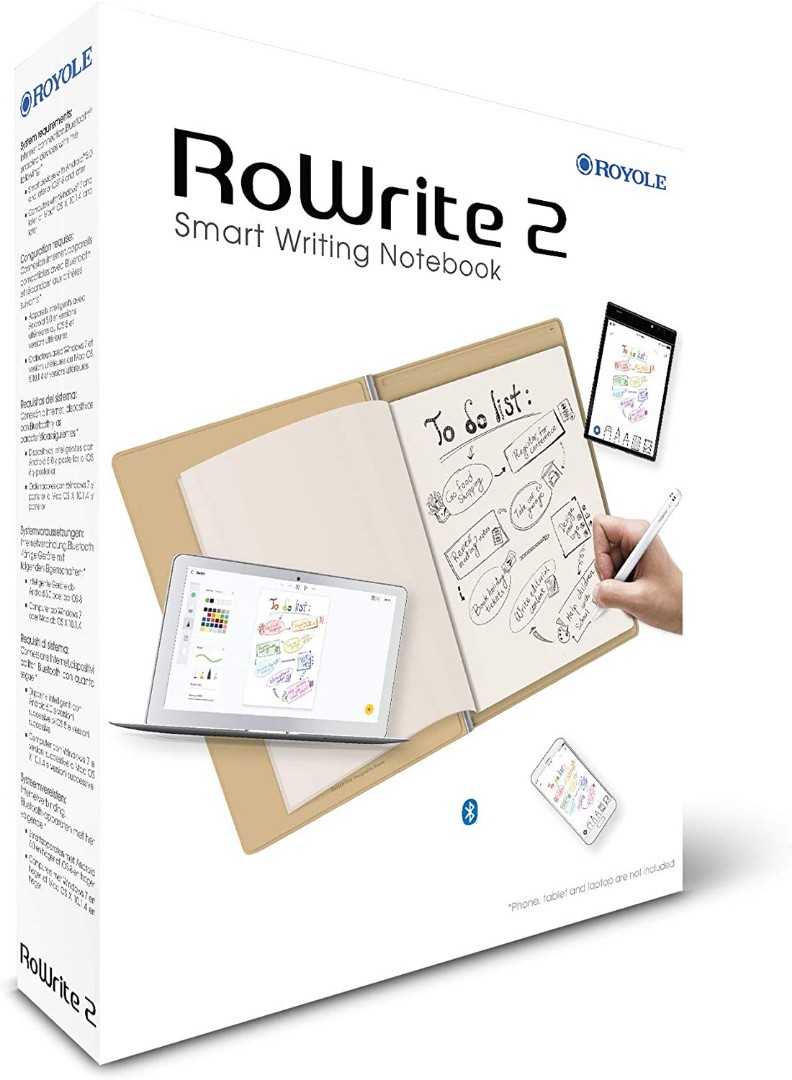 Royole RoWrite 2 Smart Writing Notebook With Real Paper Pen Writing ...