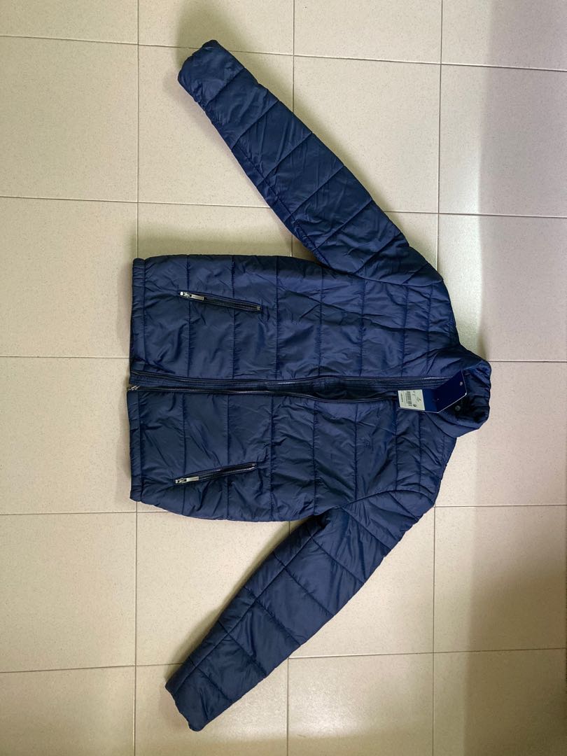 Sacoor Brothers Men Puffer Jacket in Navy Blue, Men's Fashion, Coats ...