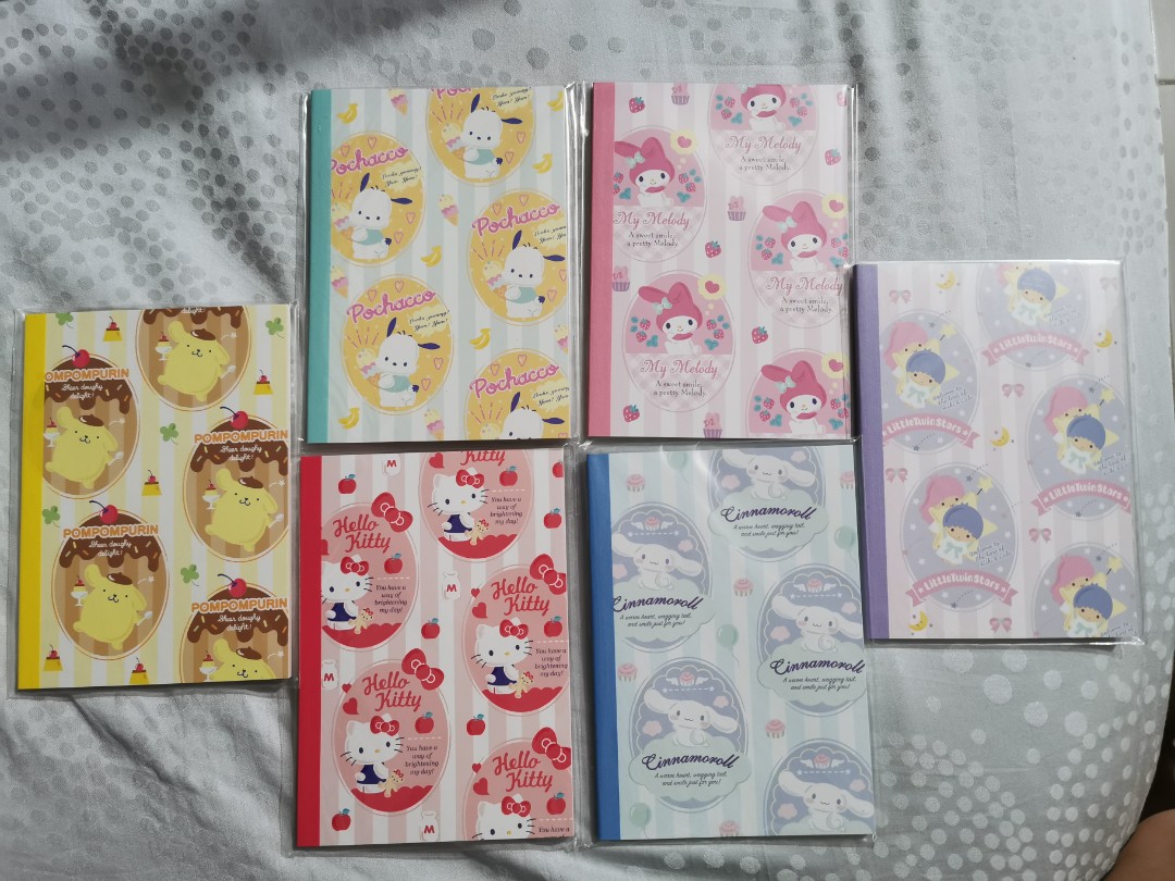 Sanrio notebook, Hobbies & Toys, Stationery & Craft, Stationery ...