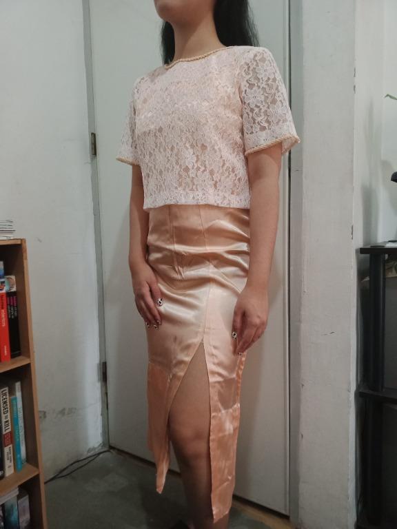 Saya dress (modern baro't saya), Women's Fashion, Dresses & Sets ...