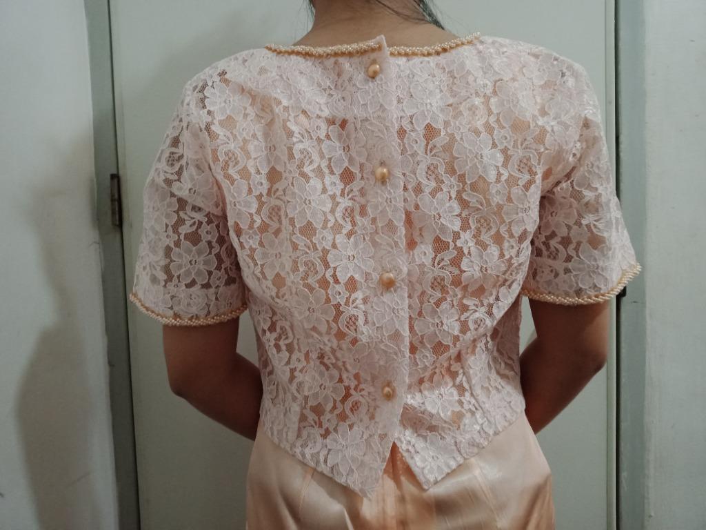 Saya dress (modern baro't saya), Women's Fashion, Dresses & Sets ...