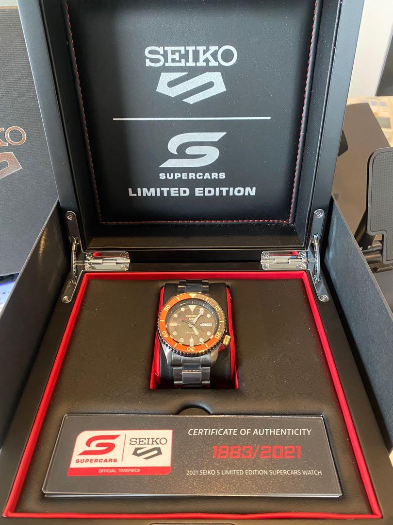 Seiko 5 Supercar Limited Edition, Luxury, Watches on Carousell