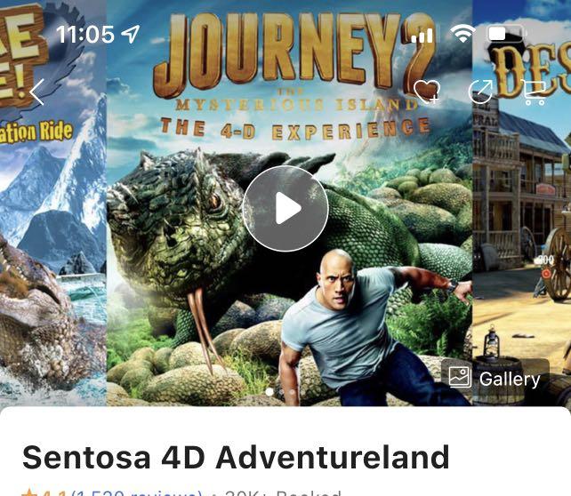 Sentosa 4D Adventureland, Tickets & Vouchers, Local Attractions ...