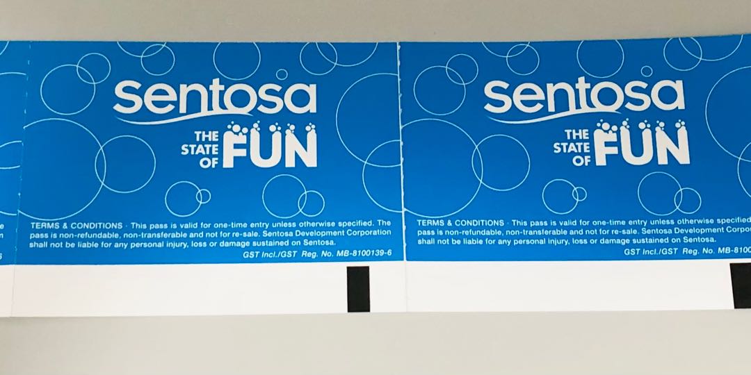 Sentosa Fun Pass 60 token x 4 tickets, Tickets & Vouchers, Local ...