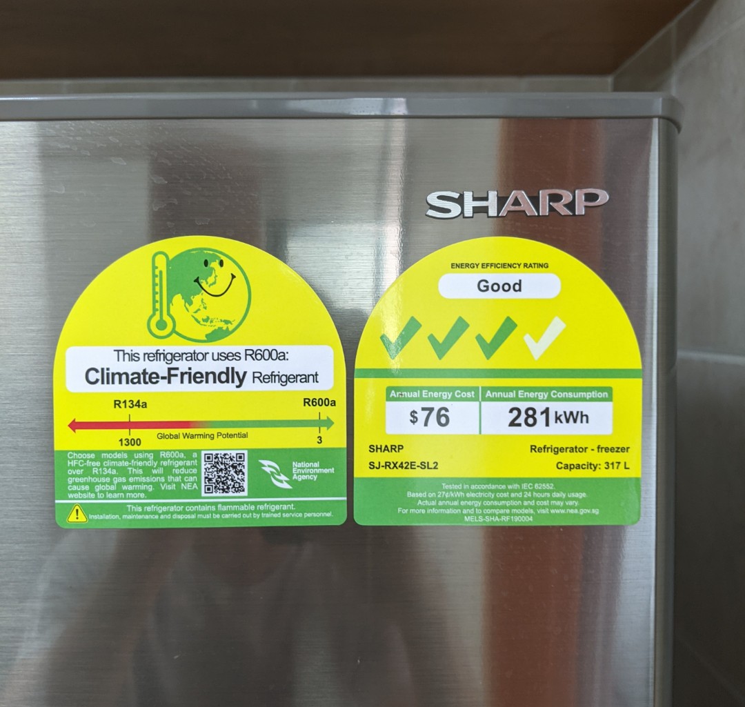 Sharp 317L J-Tech Inverter Refrigerator-Freezer (RRP $749), TV & Home ...