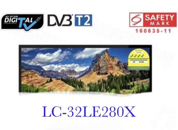Sharp Full HD LED TV 32 Inch LC-32LE280X, TV & Home Appliances, TV ...