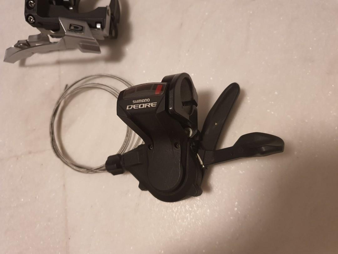Shimano Deore 3x Front Shifter and Derailleur, Sports Equipment ...