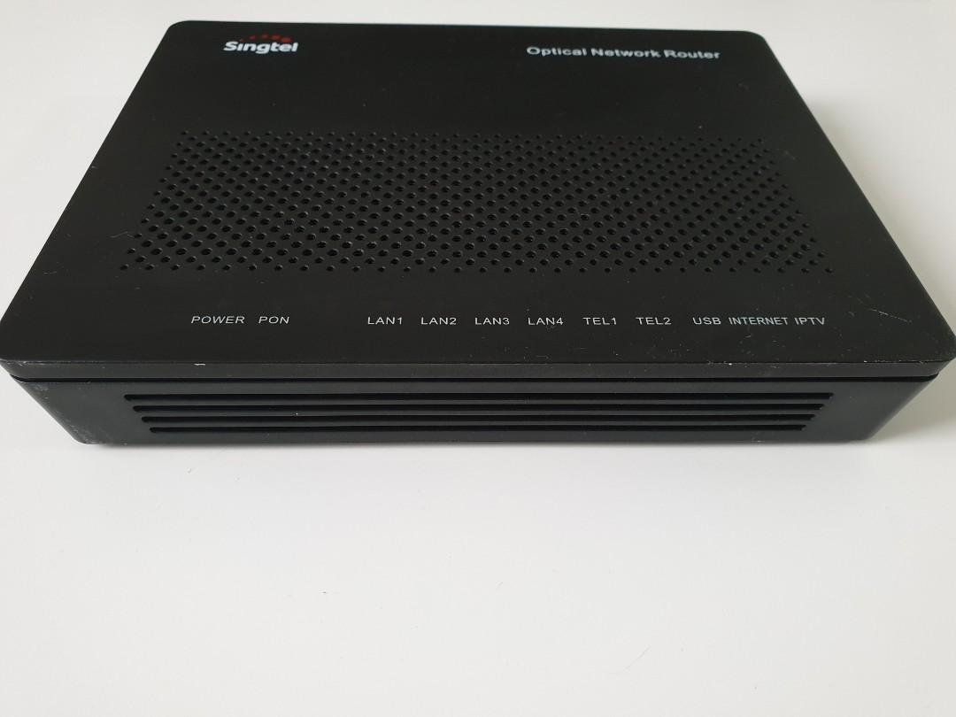 Singtel Optical Network Router, Computers & Tech, Parts & Accessories ...
