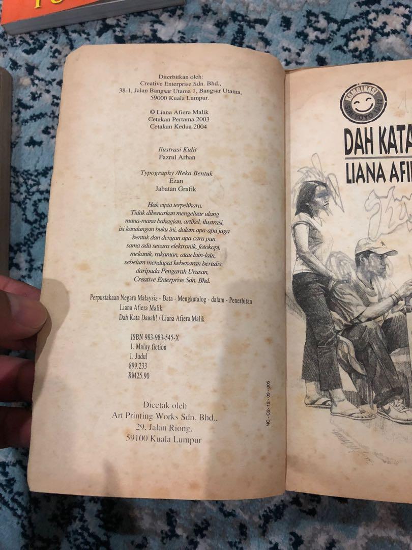 Novel @ Siri YoYo Dah Kata Daaah! Liana Afiera Malik, Hobbies & Toys ...