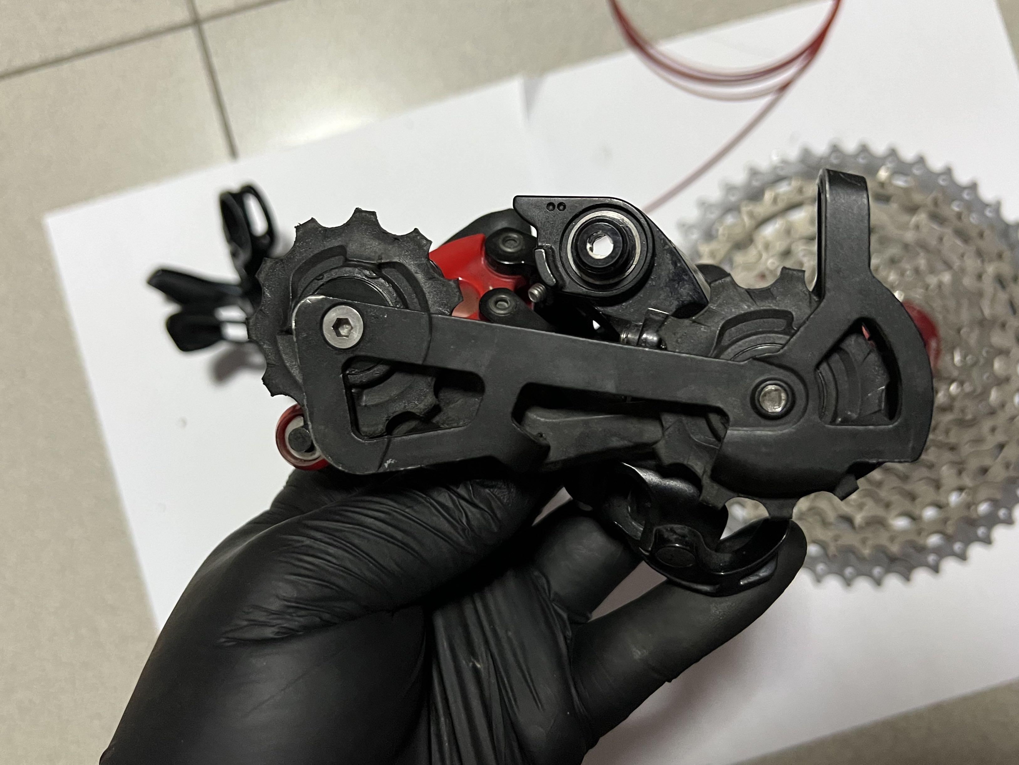 SRAM X9 Red Black Edition Groupset, Sports Equipment, Bicycles & Parts ...