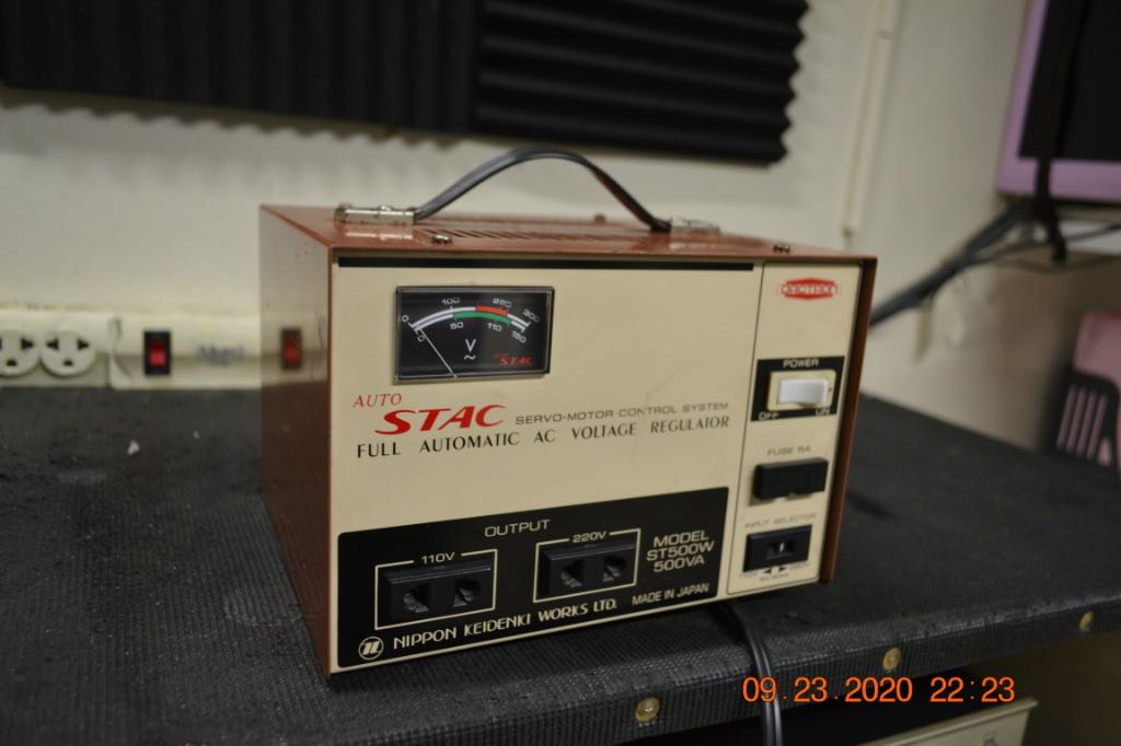 STAC And akira AVR 220V to 110V, Audio, Other Audio Equipment on Carousell