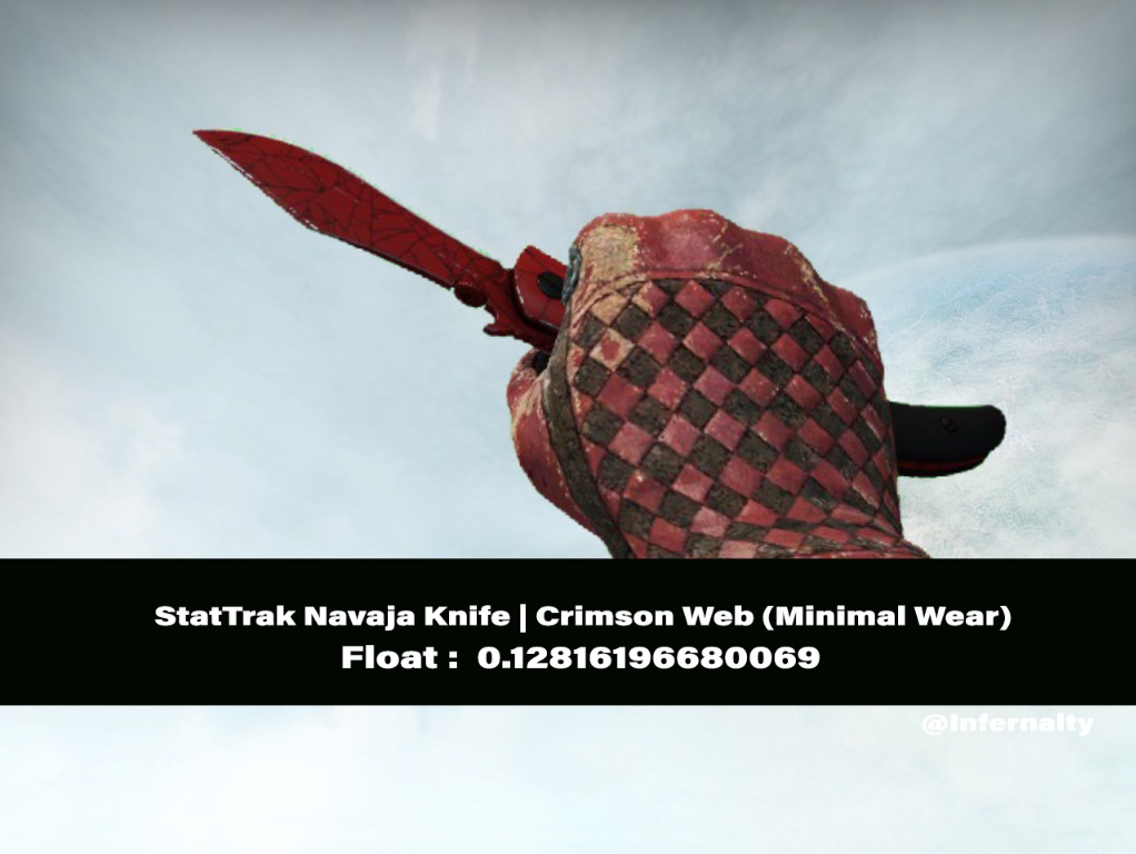 StatTrak Navaja Knife Crimson Web MW CSGO SKINS KNIVES, Video Gaming ...