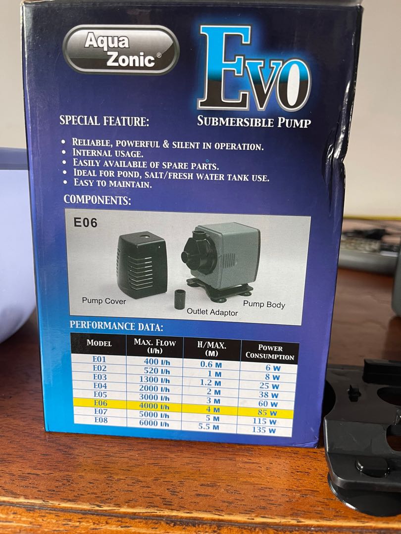 Sump Pump (Evo E-07), Pet Supplies, Homes & Other Pet Accessories on ...