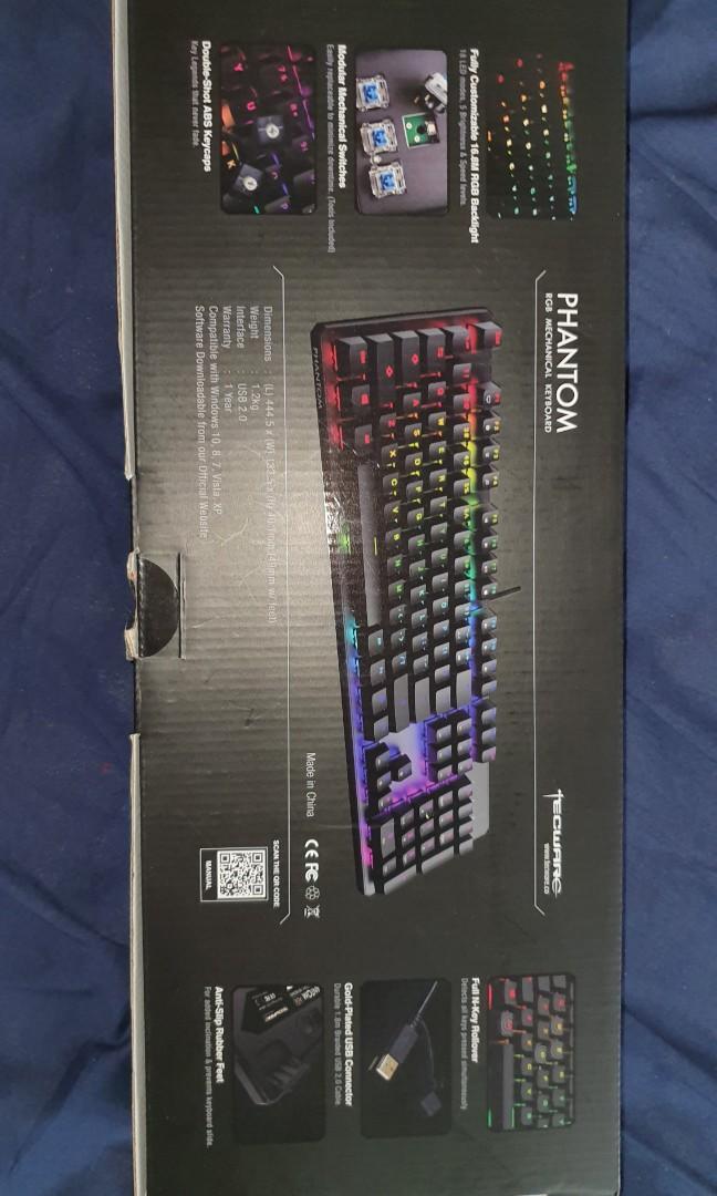Techware phantom rgb mechanical keyboard, Computers & Tech, Parts ...