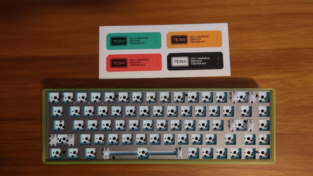 TES68 Transparent Keyboard Case with PCB NuPhy X CIV, Computers & Tech ...