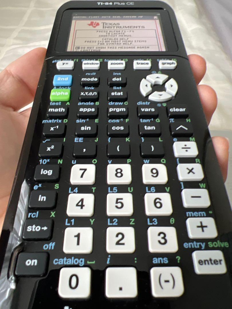 Texas Instruments Graphing Calculator GC Ti-84, Computers & Tech ...