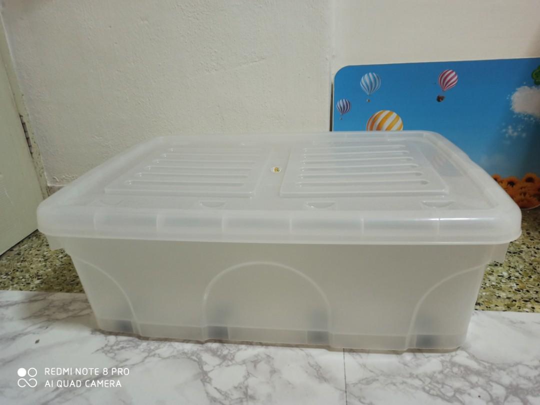 Toyogo plastic storage box, Furniture & Home Living, Home Improvement ...