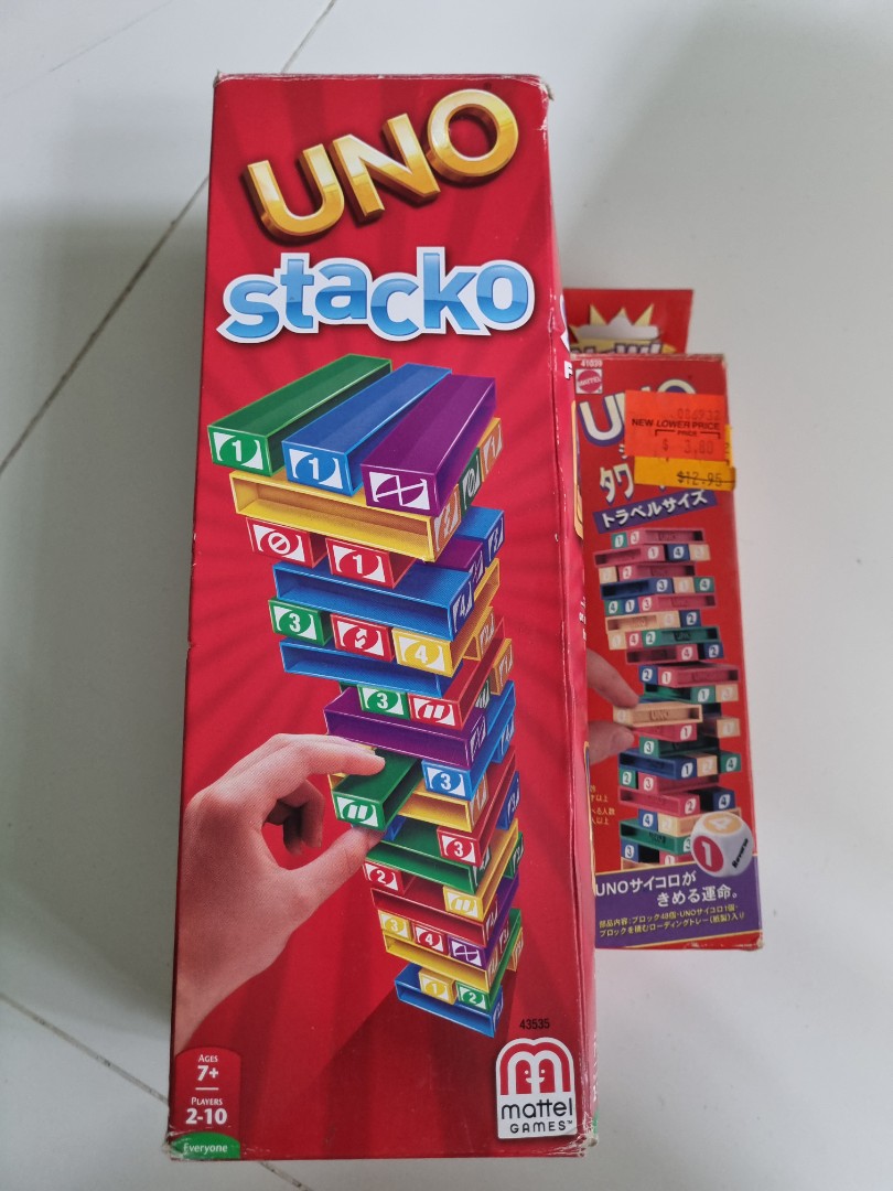 Uno stacko Standard and mini siza, Hobbies & Toys, Toys & Games on ...