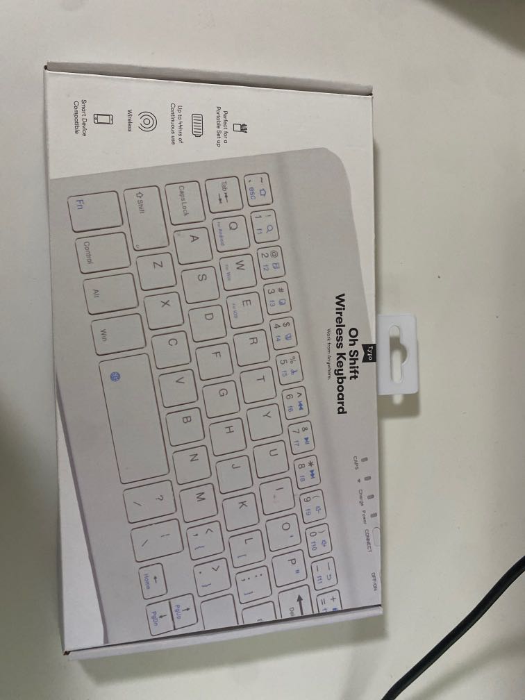White Wireless Typo Compact Keyboard, Computers & Tech, Parts ...